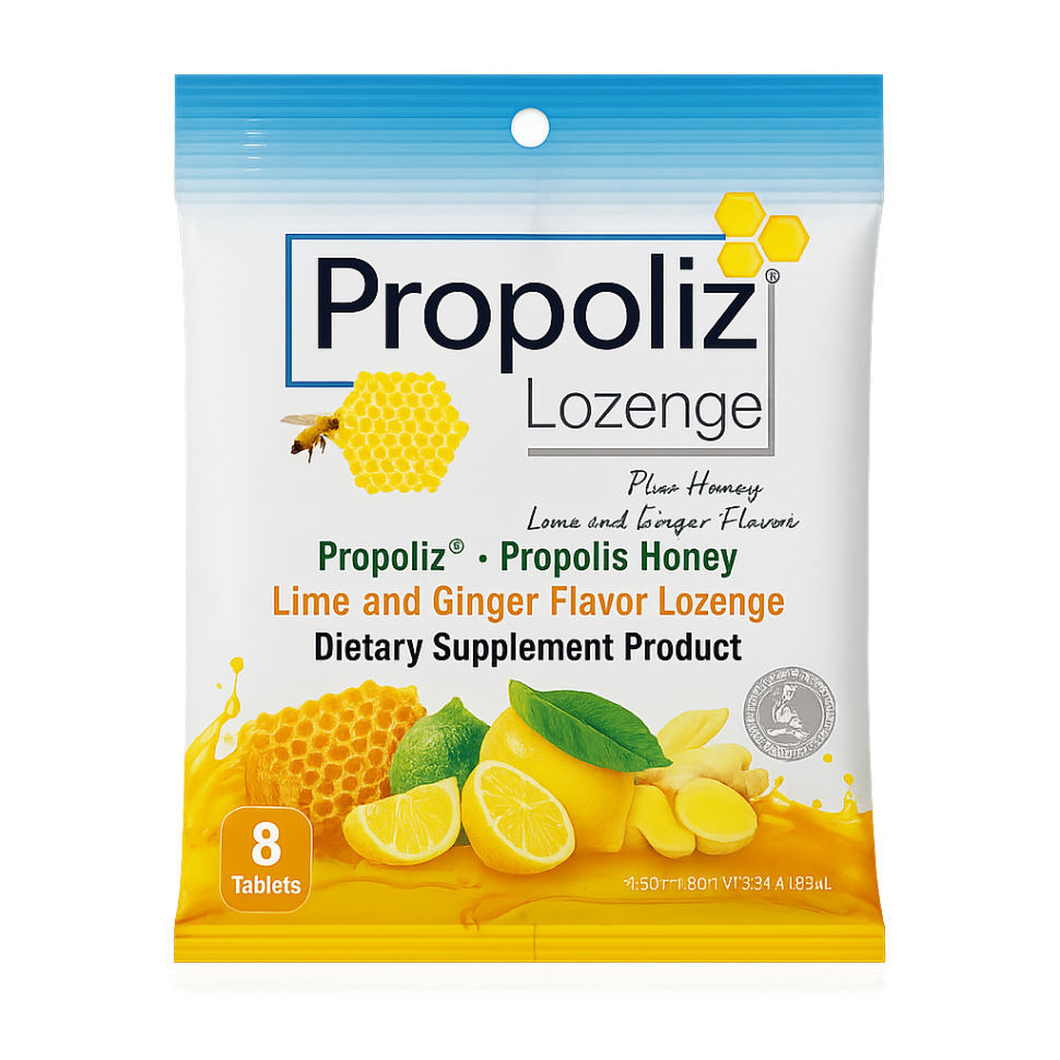 Propoliz Lozenge (BF) — Oral Cavity Lozenges with Propolis, Honey, Lime ...
